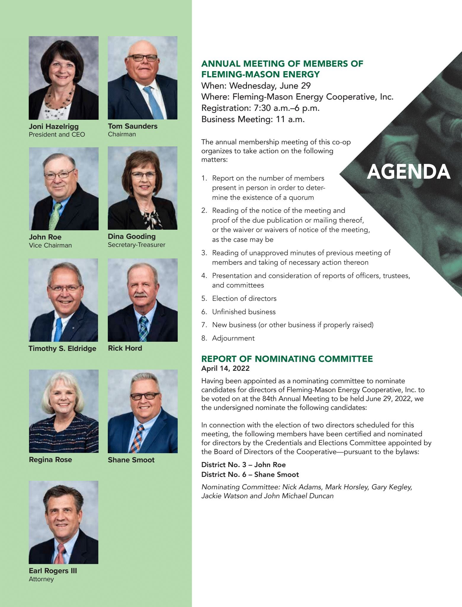 Annual Report | Fleming-Mason Energy Cooperative
